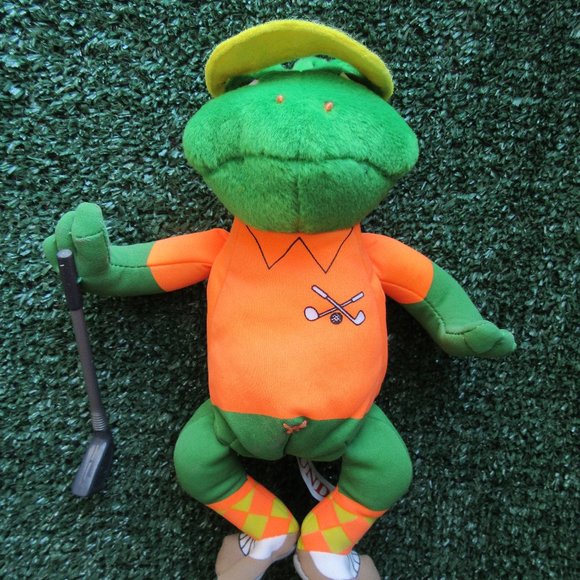 Gund | Toys | Vintage Gund Frog Golf Player Water Trap 67 Stuffed ...